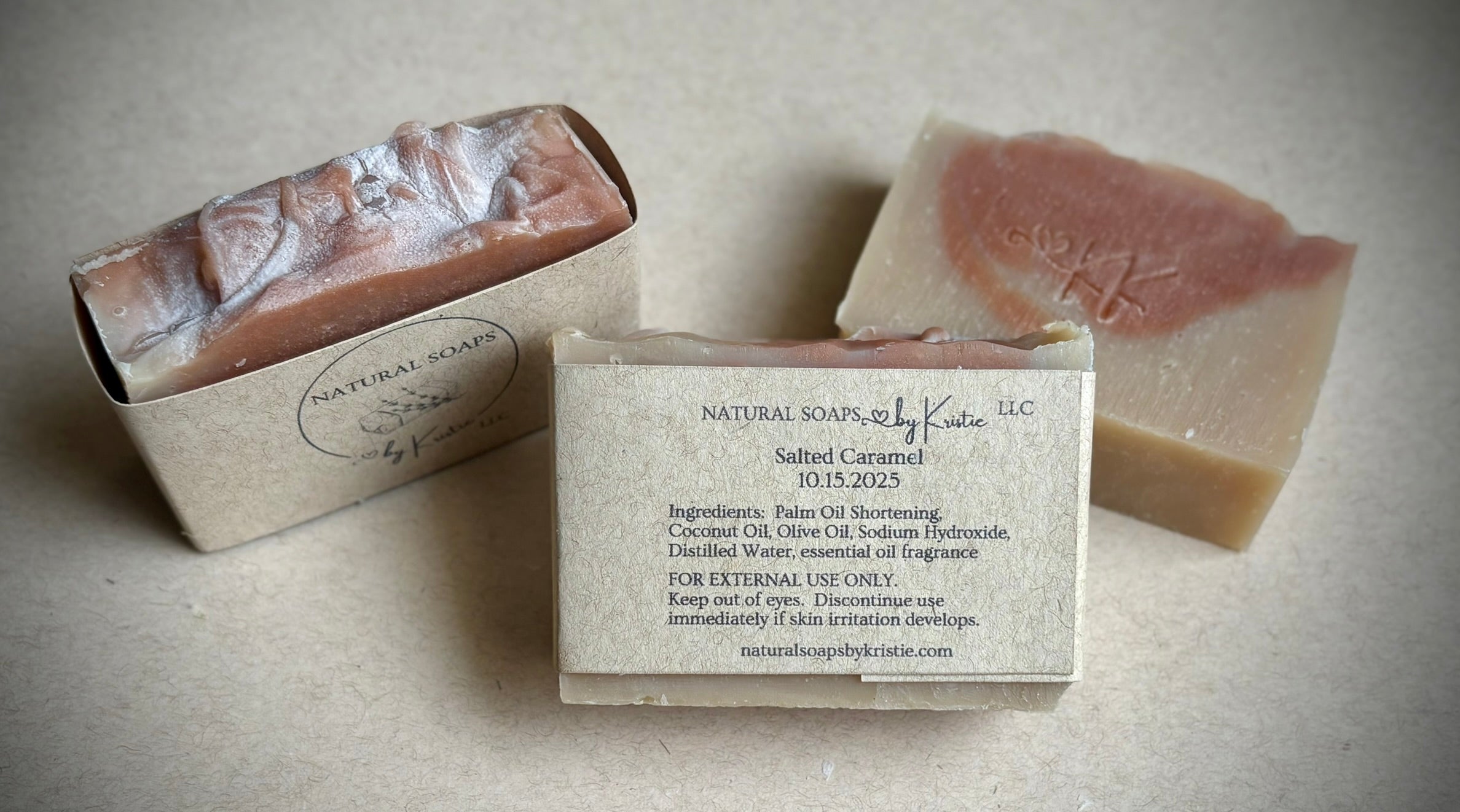 Salted Caramel - CLEARANCE – Natural Soaps by Kristie, LLC